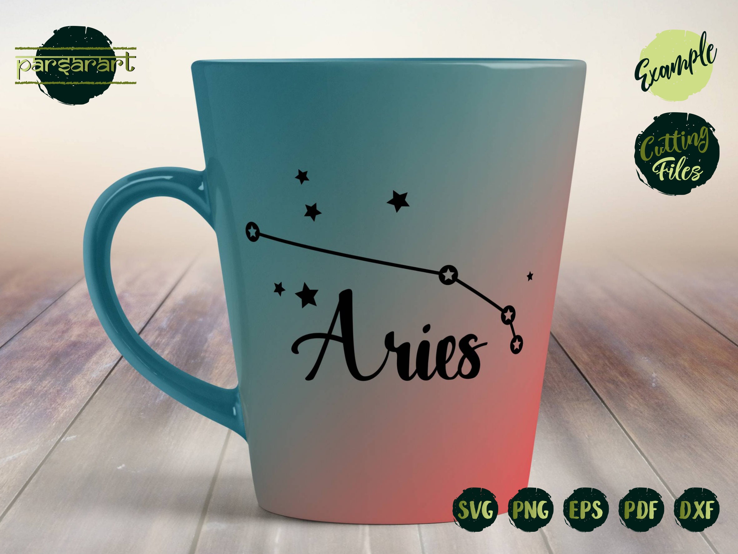 Aries Zodiac Sign SVG Astrology Symbol SVG Star Sign Clipart - Etsy