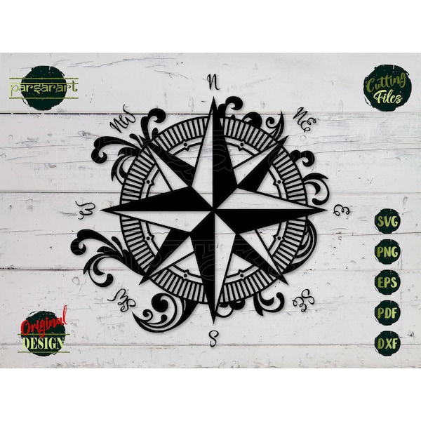 Compass Rose - Etsy