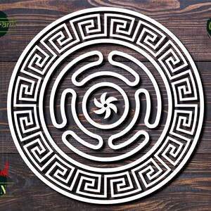 Hecate's Wheel SVG, Triple Goddess SVG Greek Symbol Strophalos Wicca ...