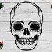 Skull SVG Skull Head SVG Skeleton Clipart Human Skeleton Head - Etsy