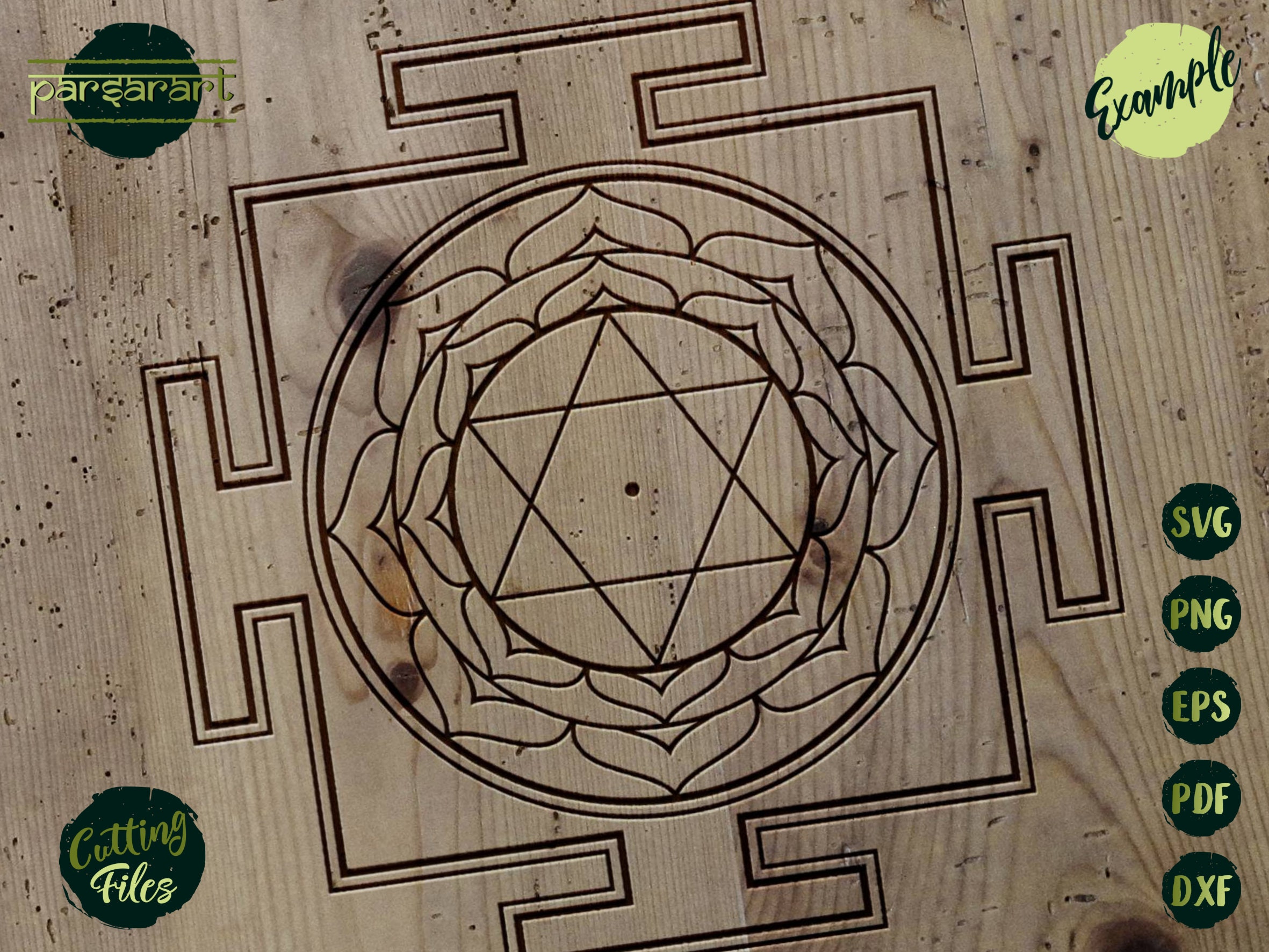 Bhuvaneshwari Yantra SVG, Sacred Geometry SVG Chakra SVG Namaste Vector ...