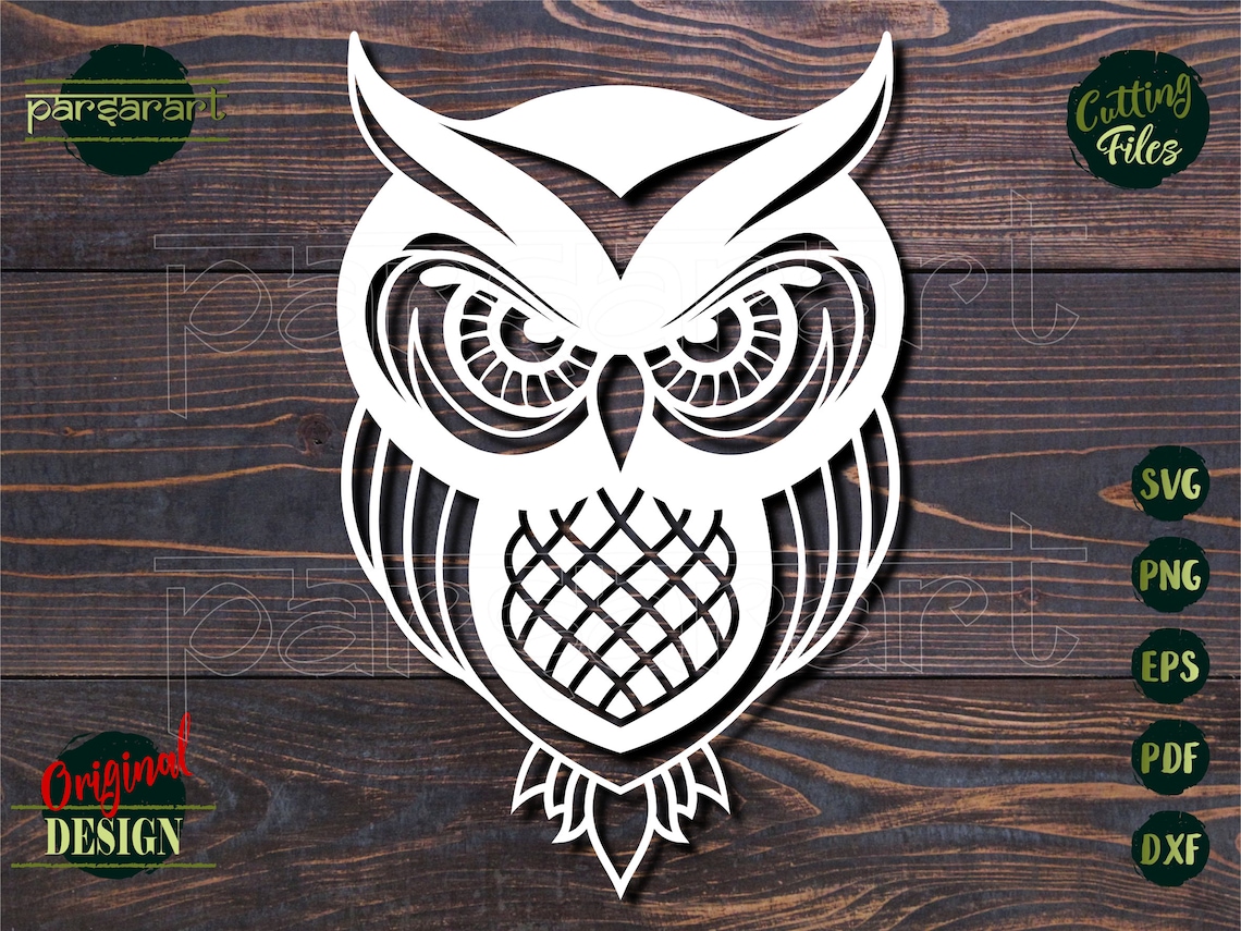 Owl SVG Owl Clipart Animal SVG Bird SVG Owl Vinyl Decal - Etsy