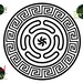 Hecate's Wheel SVG, Triple Goddess SVG Greek Symbol Strophalos Wicca ...