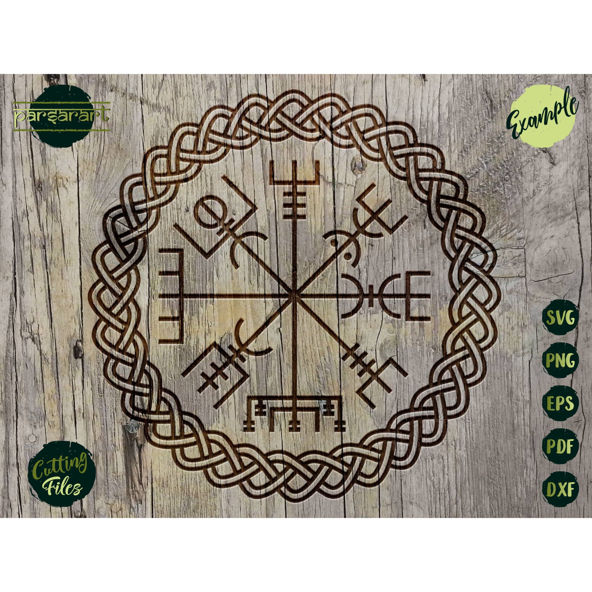 Vegvisir SVG Viking Symbol SVG Nordic Compass Clipart - Etsy