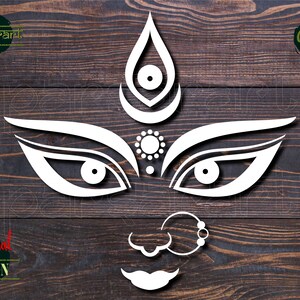 Buy Durga SVG Maa Durga Clipart Shakti SVG Hindu Goddess Female Energy ...
