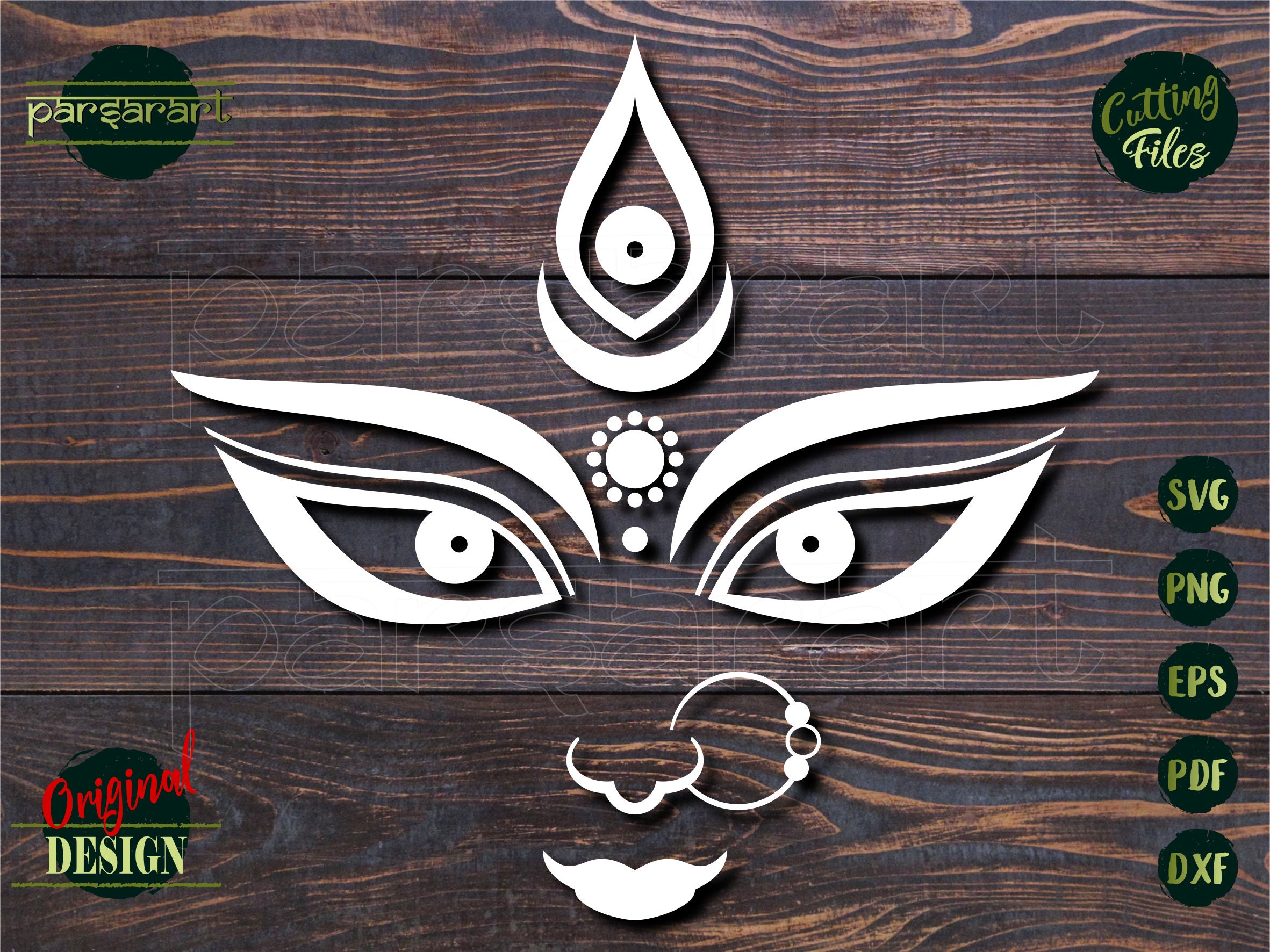 Durga SVG Maa Durga Clipart Shakti SVG Hindu Goddess Female Energy ...