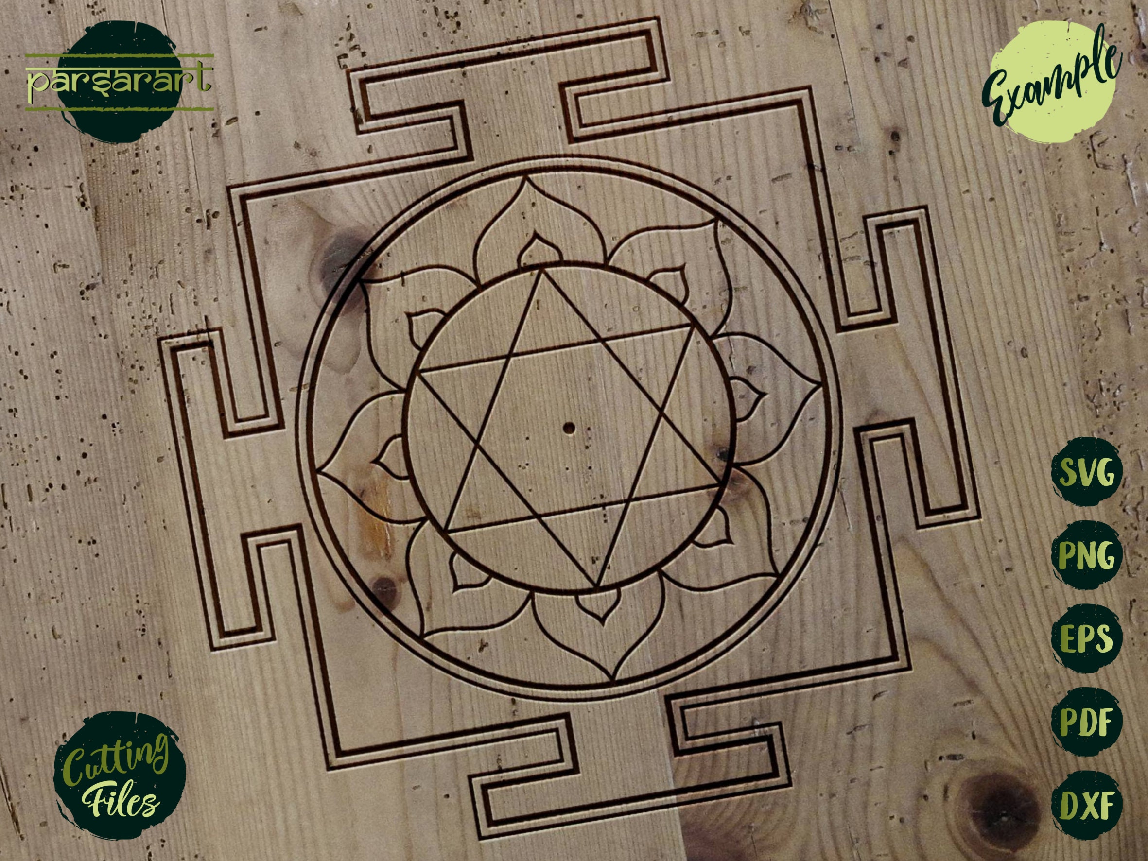 Lakshmi Yantra SVG, Sacred Geometry SVG Chakra SVG Namaste Clipart Yoga ...