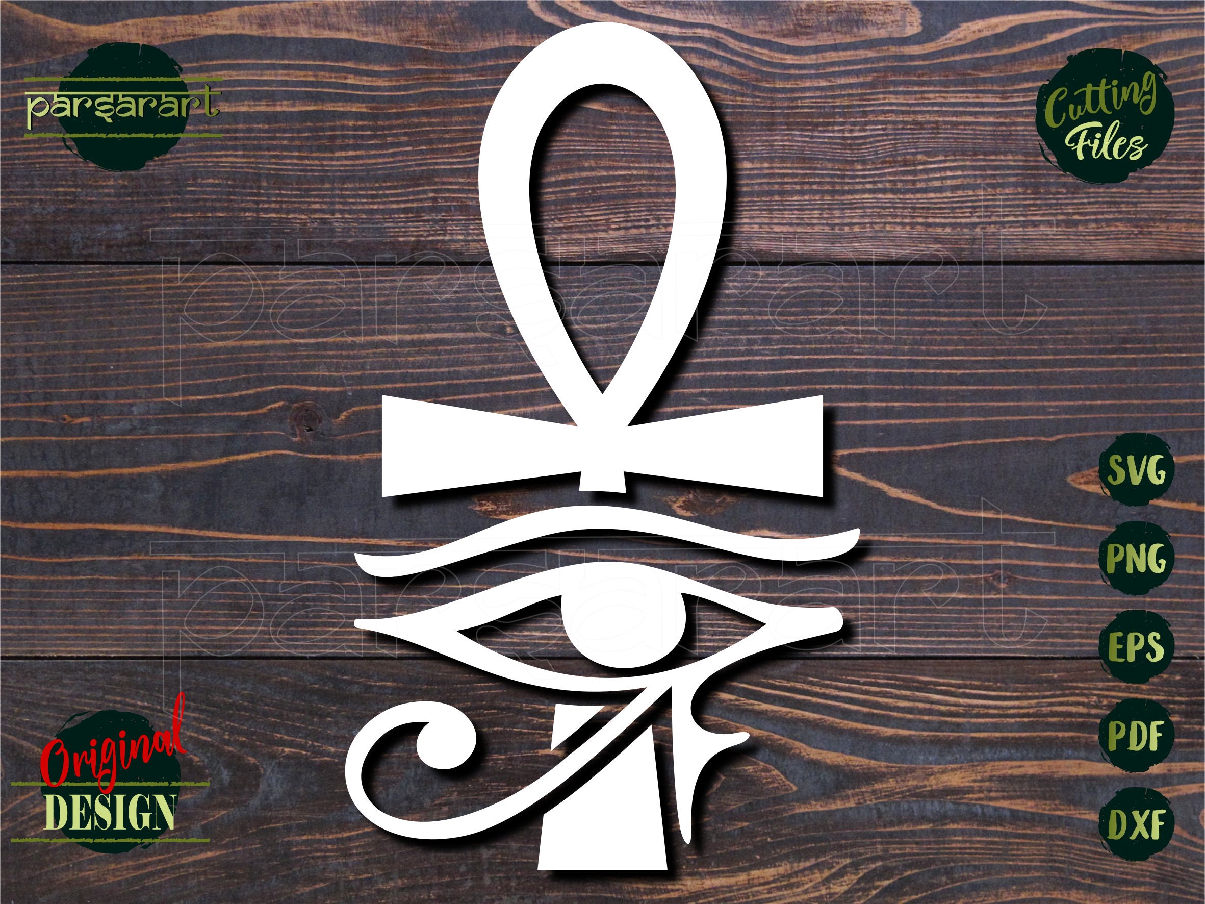 Eye of Horus SVG Ankh Cross SVG Egyptian Symbol SVG - Etsy
