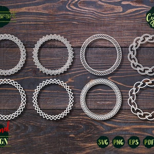 Viking Frames SVG Bundle, Nordic Frames SVG Monogram Frame Clipart ...