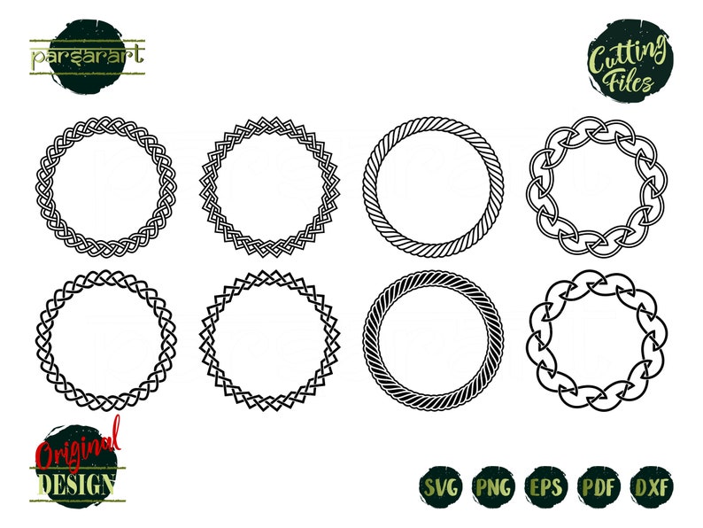 Viking Frames SVG Bundle Nordic Frames SVG Monogram Frame - Etsy