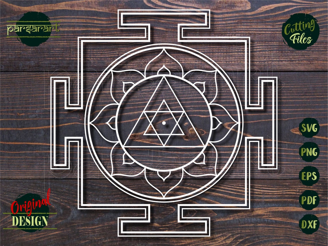 Ganesha Yantra SVG Sacred Geometry SVG Chakra SVG Namaste - Etsy