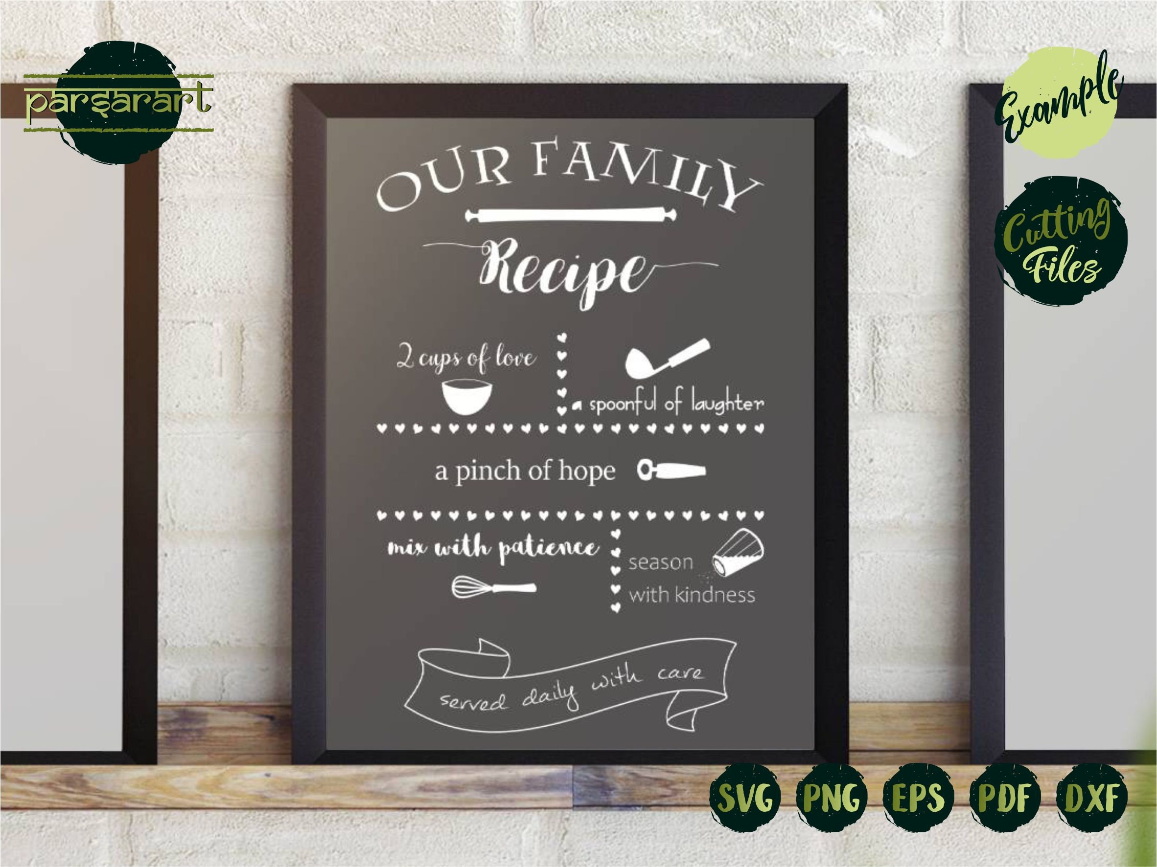 Family SVG Family Recipe SVG Family Quote SVG Our Family | Etsy
