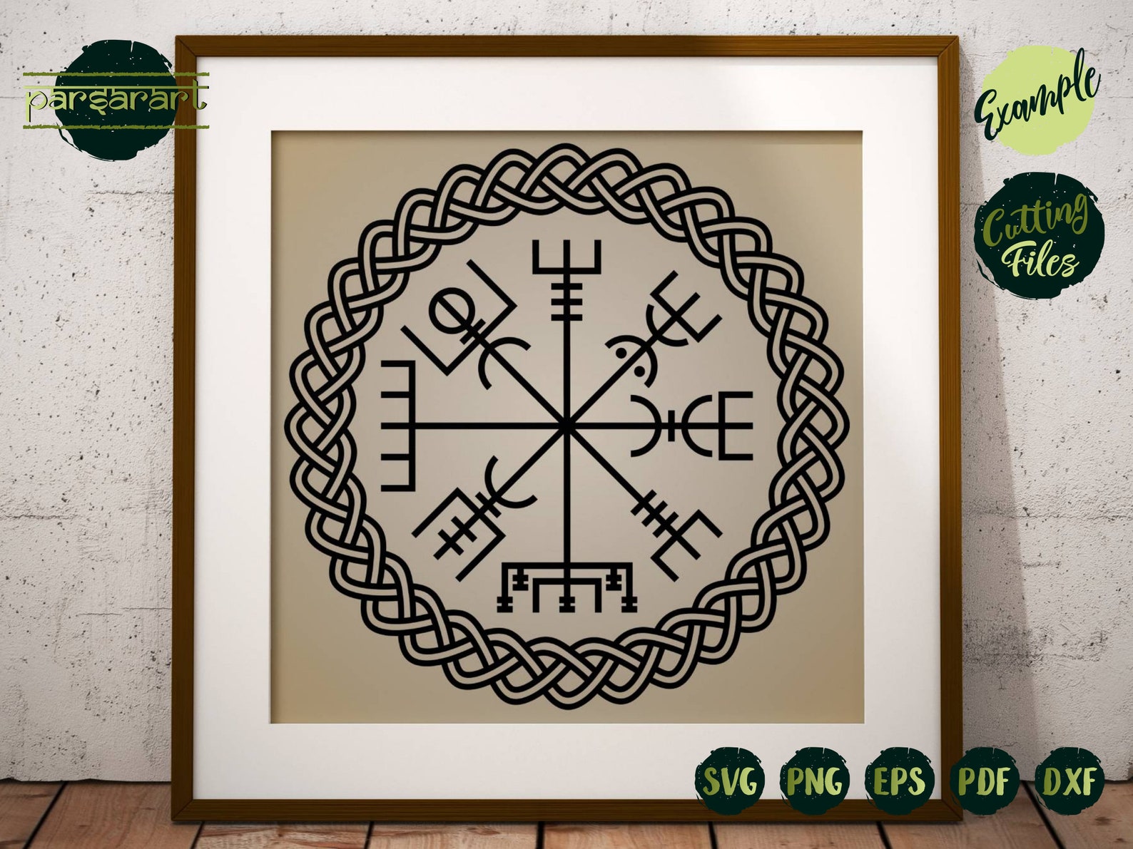 Vegvisir SVG Viking Symbol SVG Nordic Compass Clipart - Etsy