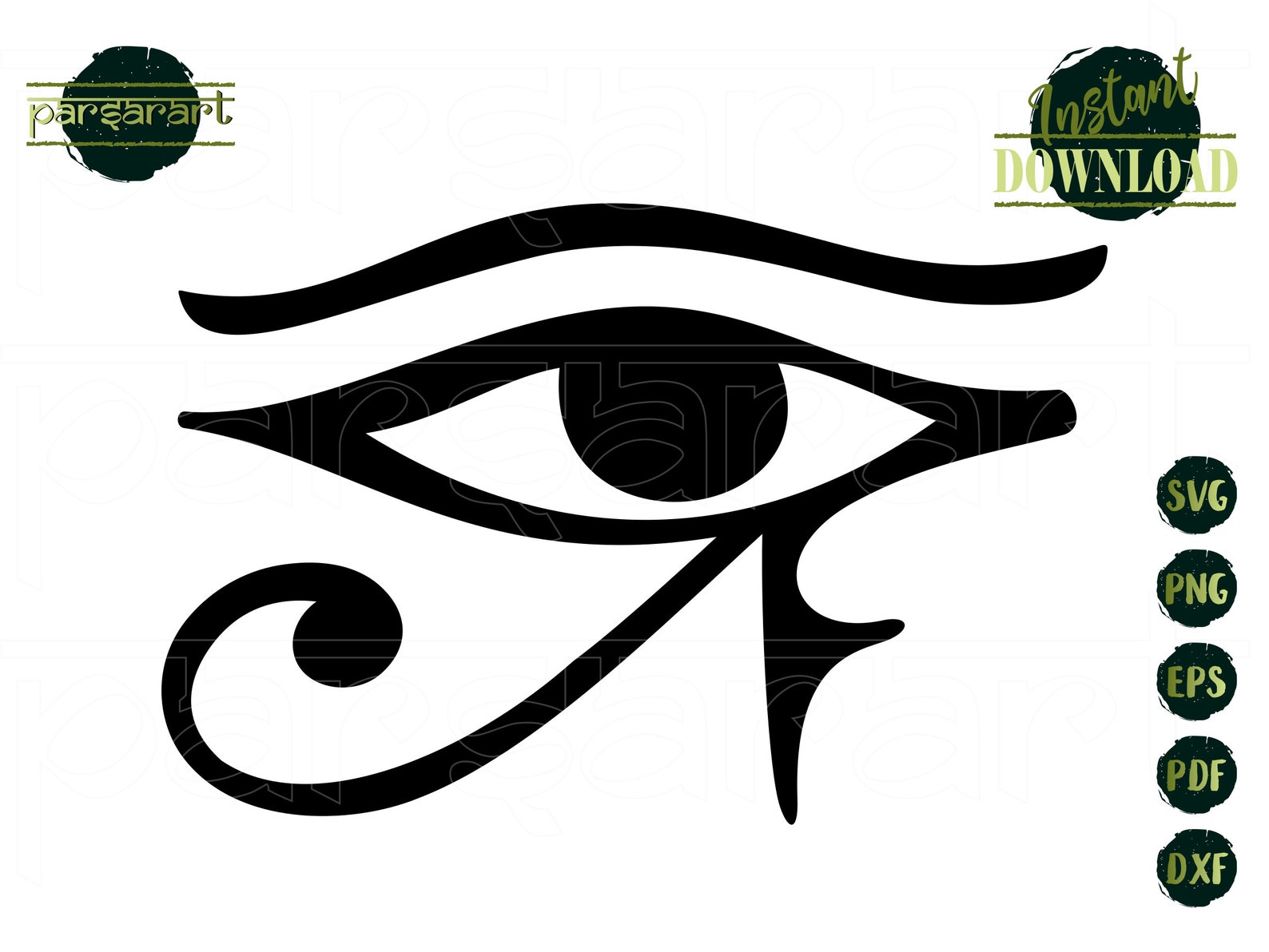 Eye of Horus SVG Egyptian Symbol SVG Hieroglyphs Vector Egypt - Etsy
