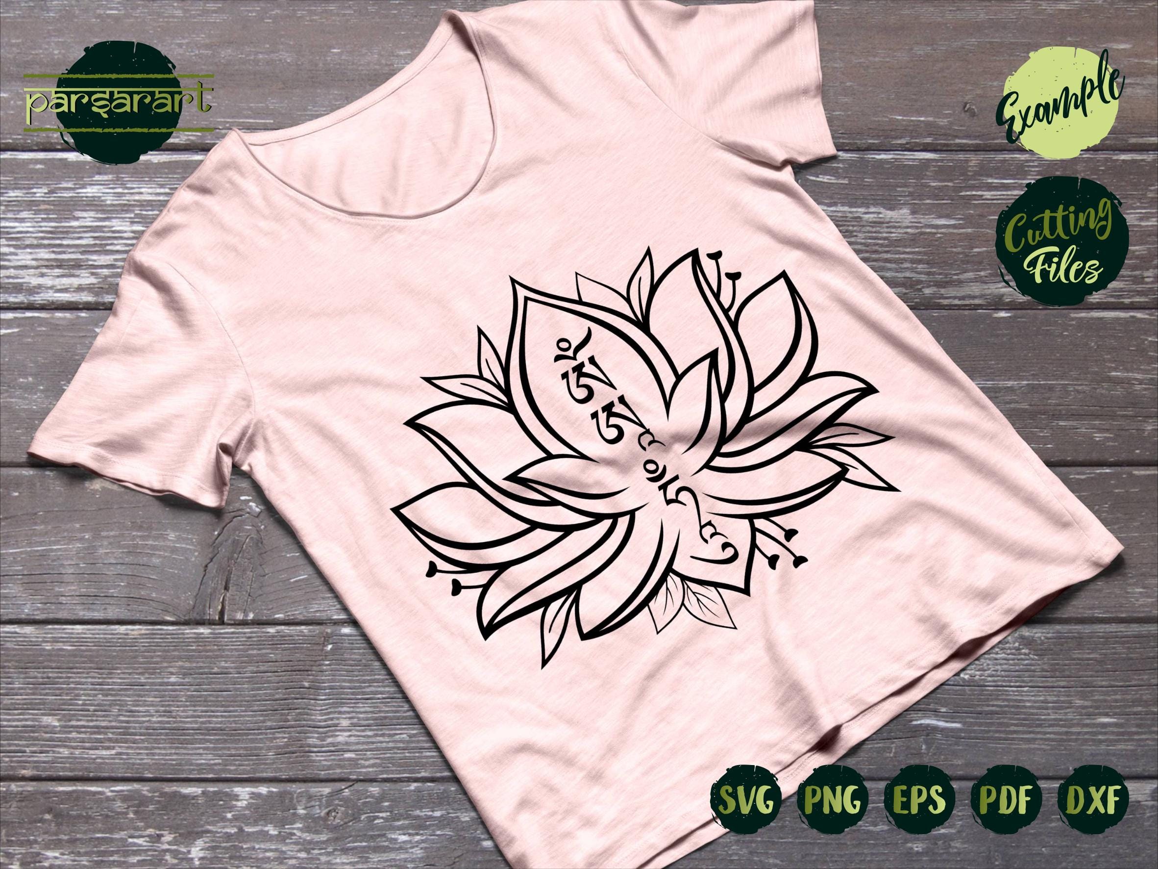 Mantra SVG, Om Ah Hum SVG, Lotus Flower SVG, Yoga Clipart, Mandala Svg ...