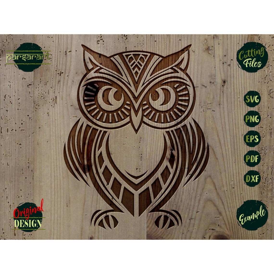 Owl SVG Owl Clipart Bird SVG Animal SVG Tribal Owl Decal - Etsy