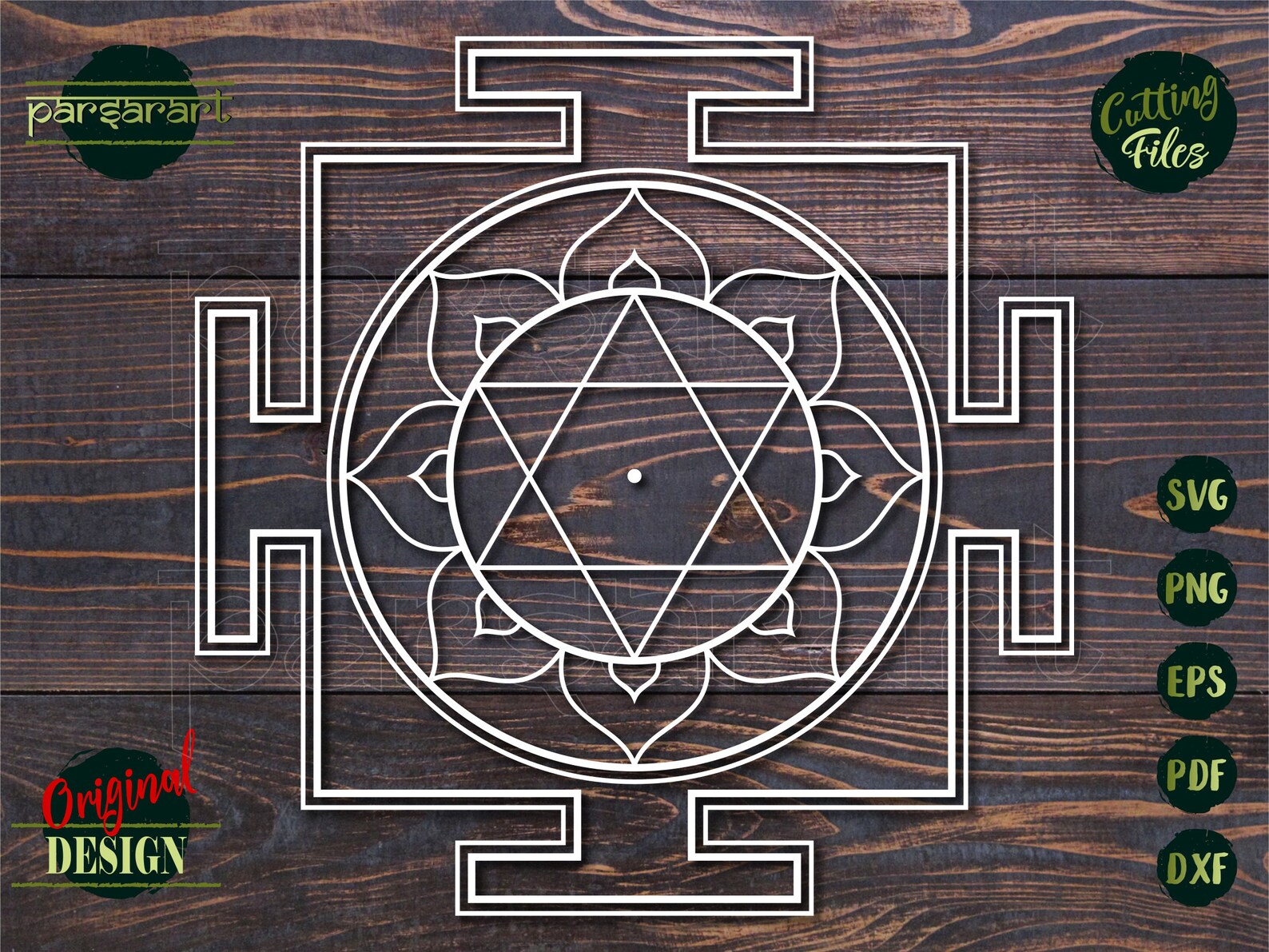 Lakshmi Yantra SVG, Sacred Geometry SVG Chakra SVG Namaste Clipart Yoga ...