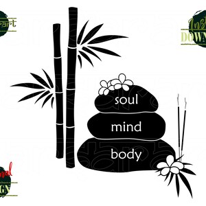 Zen Stones SVG, Zen Rocks SVG, Balancing Stones SVG Zen Yoga Svg ...
