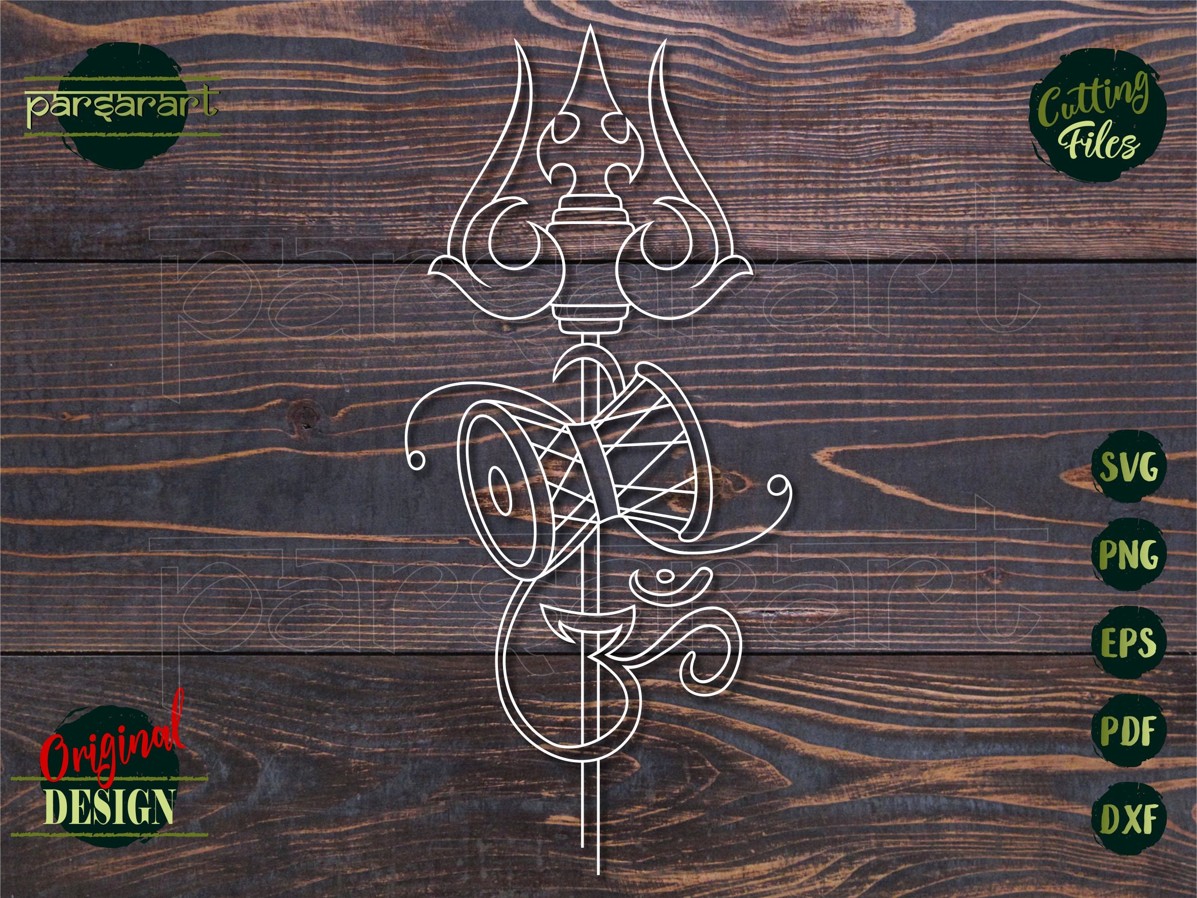 Trishul SVG, Lord Shiva Trishul Clipart Hindu SVG Om Namaste Indian God ...
