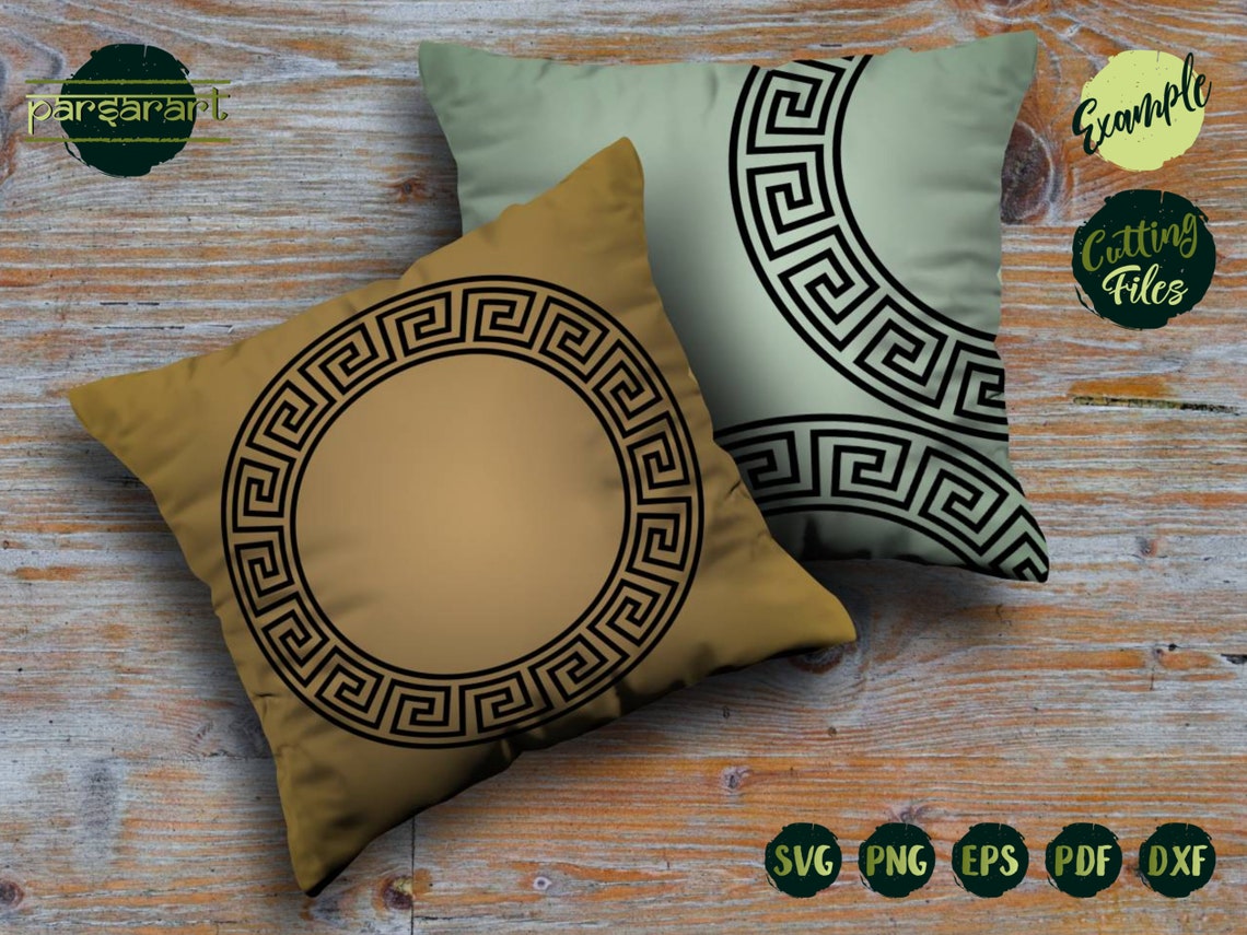 Greek Meander SVG Greek Style Frame SVG Ancient Greek Pattern - Etsy