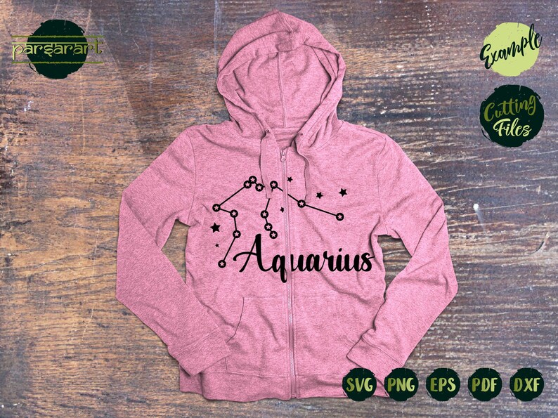 Aquarius Zodiac Sign SVG Astrology Symbol SVG Star Sign | Etsy