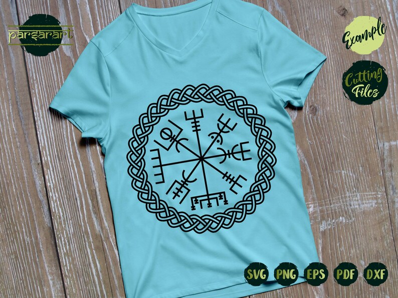 Vegvisir SVG Viking Symbol SVG Nordic Compass Clipart - Etsy