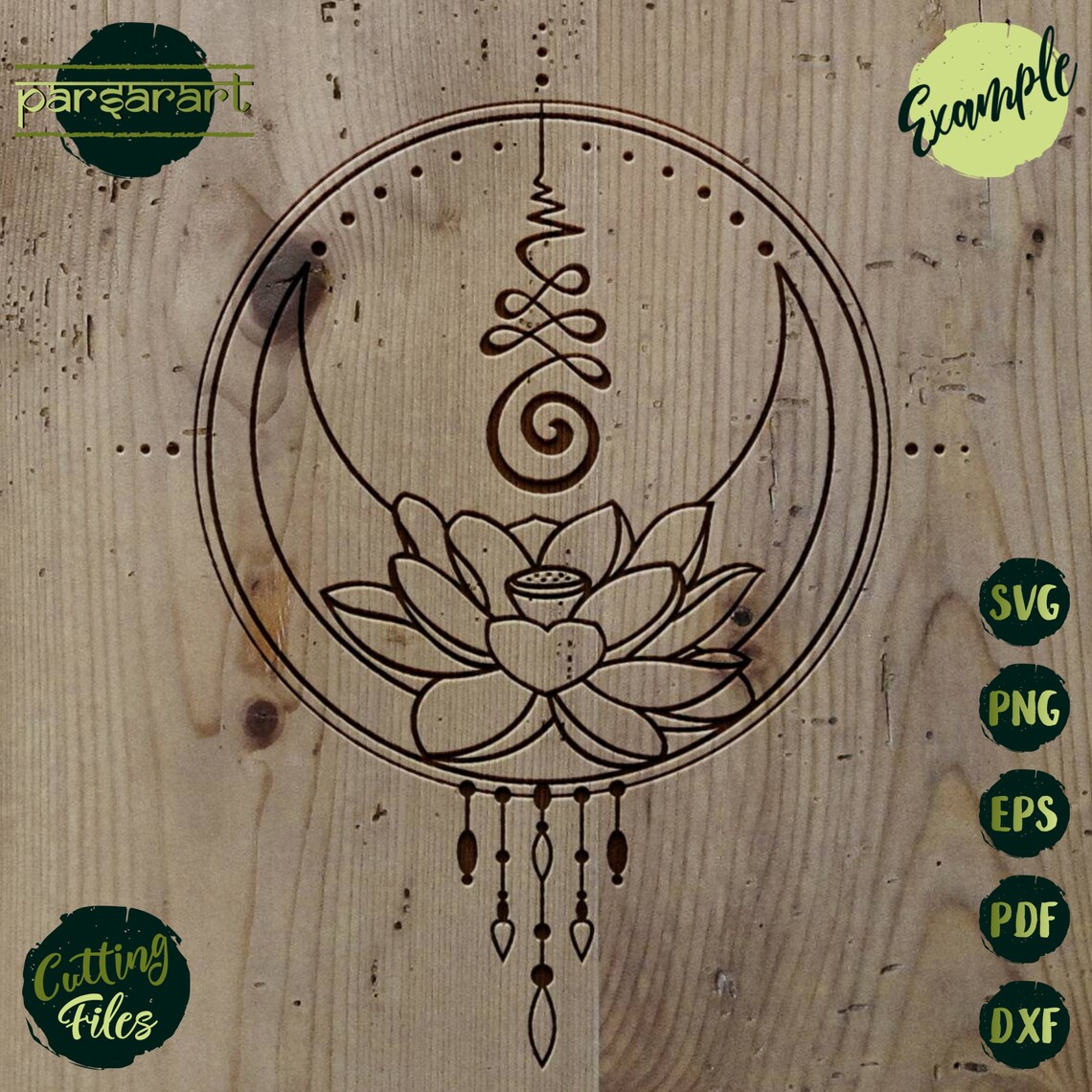 Unalome SVG, Lotus Flower SVG Unalome Symbol Moon SVG Yoga Svg Namaste ...