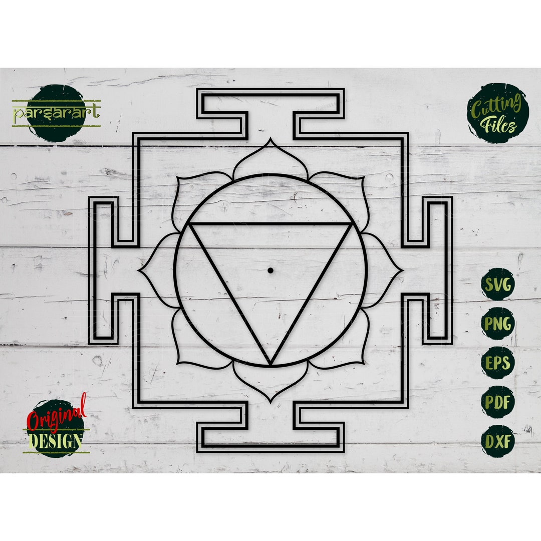Tara Yantra SVG, Sacred Geometry SVG Chakra SVG Namaste Clipart Yoga ...