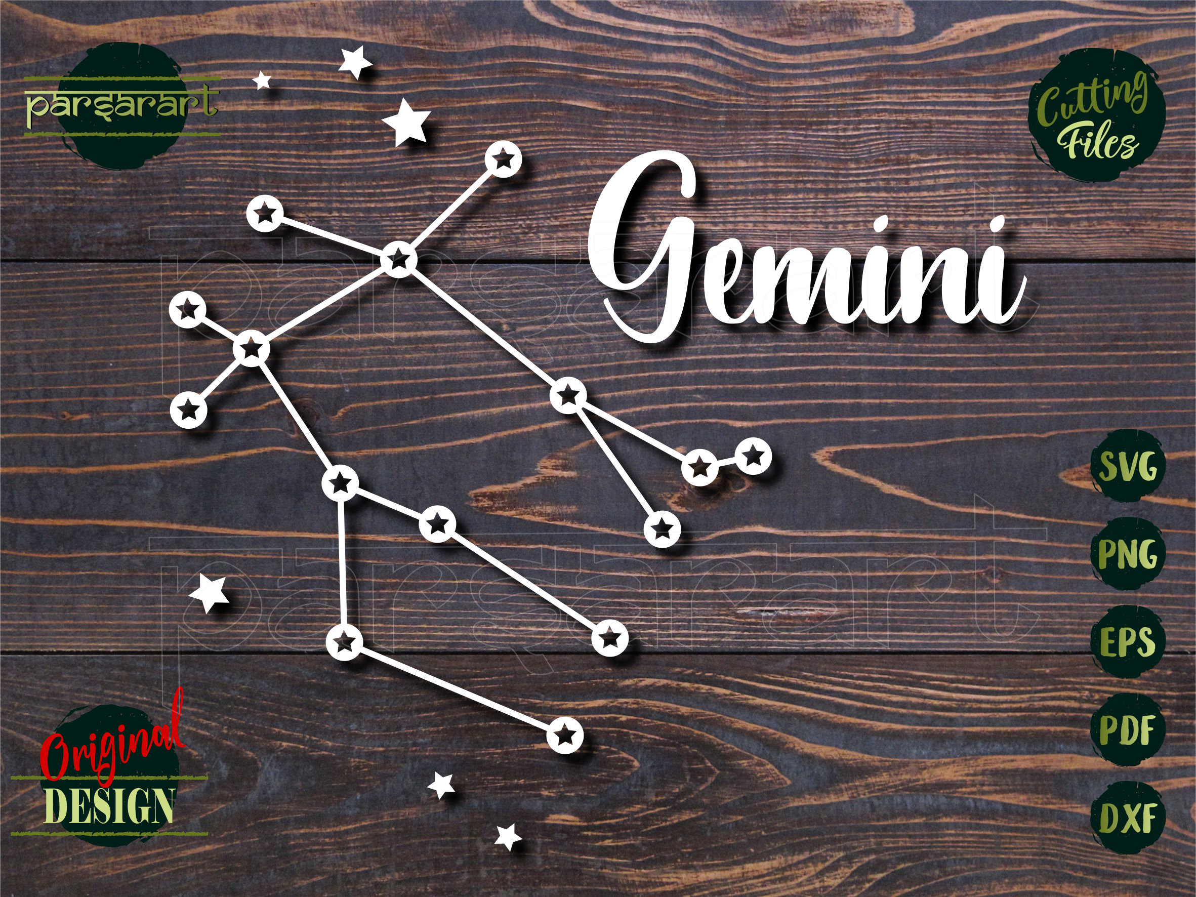 Gemini Zodiac Sign SVG Astrology Symbol SVG Star Sign Clipart - Etsy