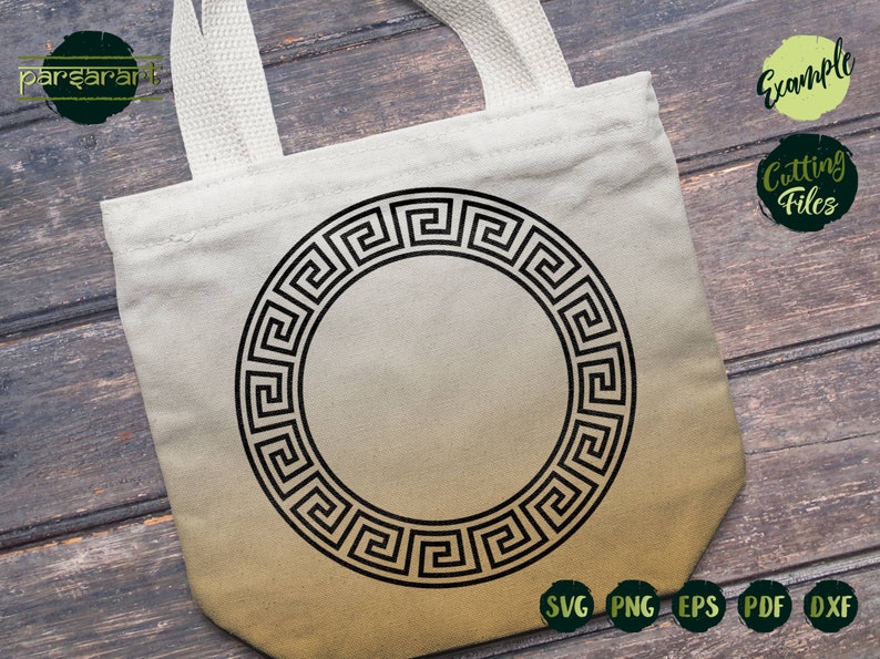 Greek Meander SVG Greek Style Frame SVG Ancient Greek Pattern - Etsy