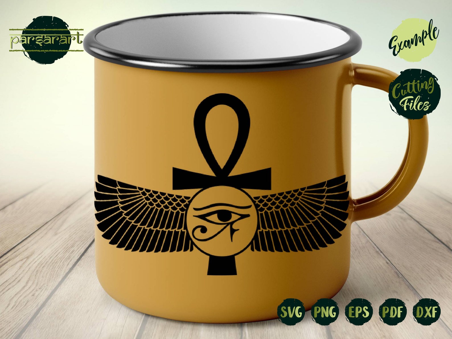 Ankh Cross SVG Pharaonic Wings SVG Egyptian Symbol SVG Eye of - Etsy