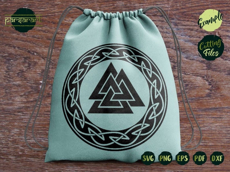 Valknut SVG, Viking Symbol SVG Nordic Symbol Clipart Pagan Valhalla ...