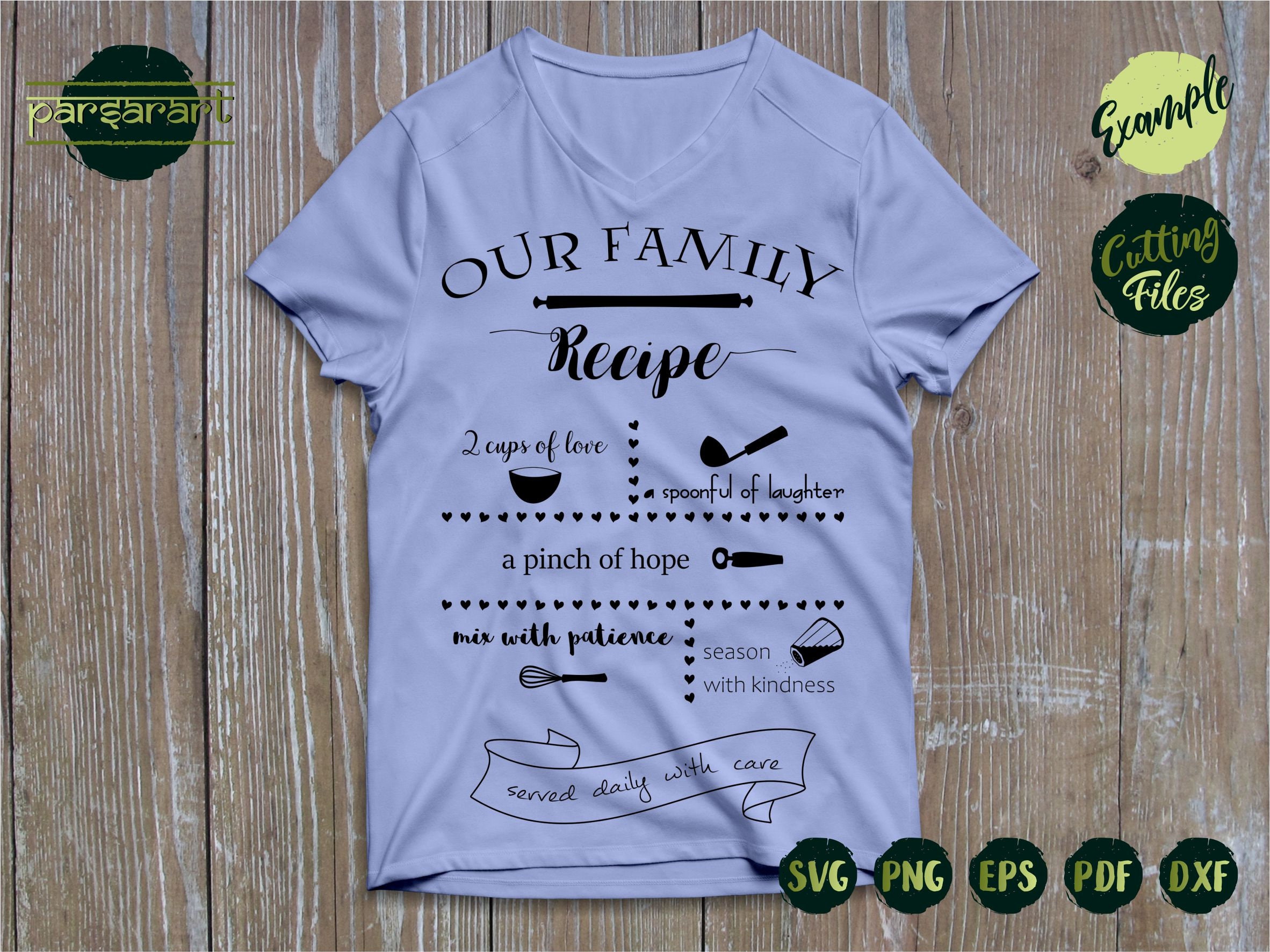 Family SVG Family Recipe SVG Family Quote SVG Our Family | Etsy