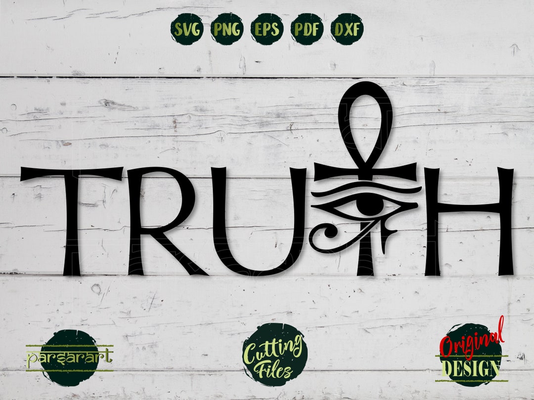 Truth SVG, Eye of Horus SVG Ankh Cross Egyptian Symbol Hieroglyphs ...
