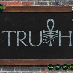Truth SVG, Eye of Horus SVG Ankh Cross Egyptian Symbol Hieroglyphs ...