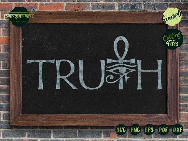 Truth SVG Eye of Horus SVG Ankh Cross Egyptian Symbol - Etsy
