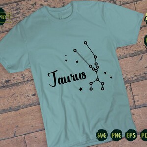 Taurus Zodiac Sign SVG Astrology Symbol SVG Star Sign Clipart - Etsy