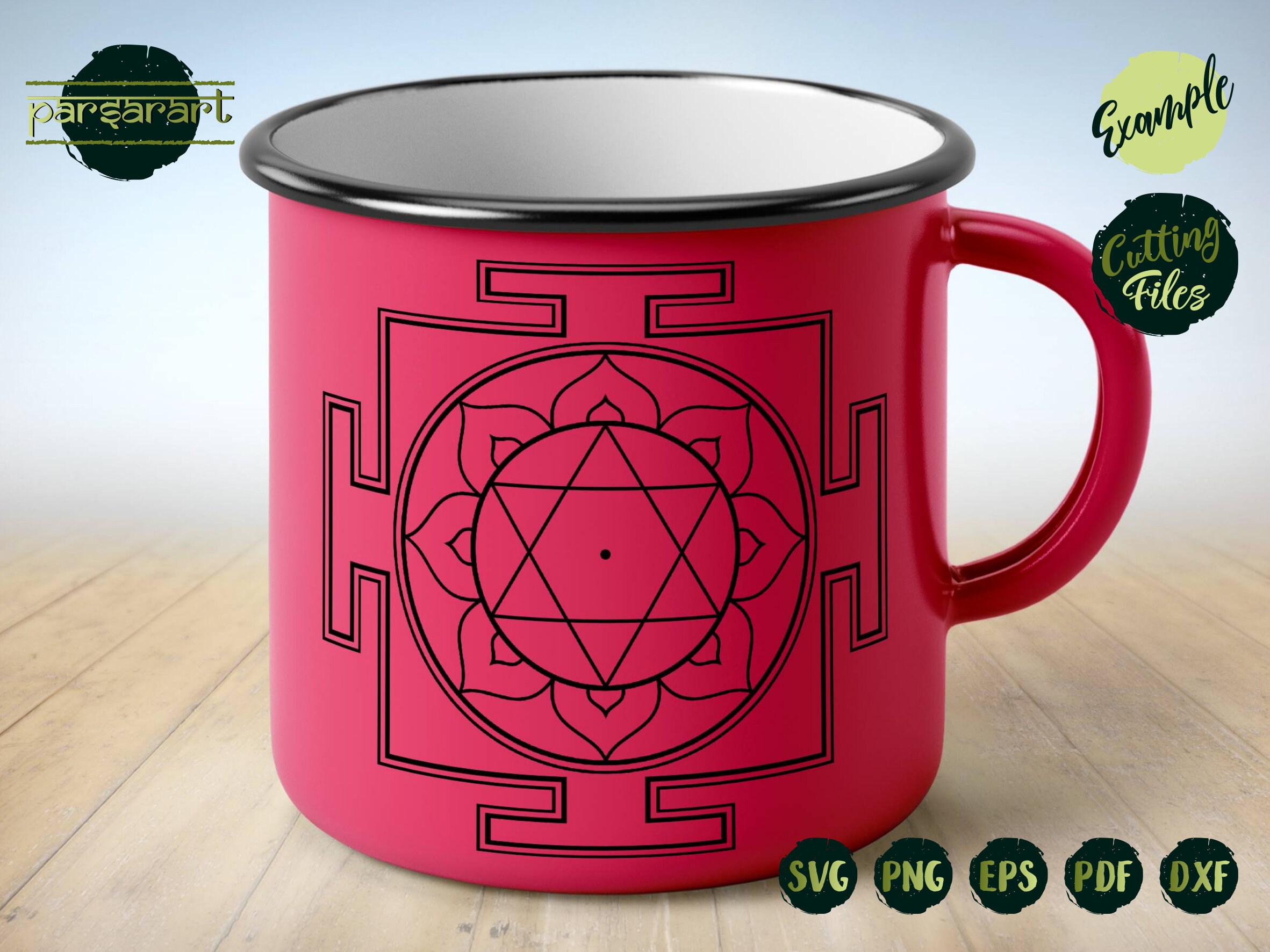 Lakshmi Yantra SVG, Sacred Geometry SVG Chakra SVG Namaste Clipart Yoga ...