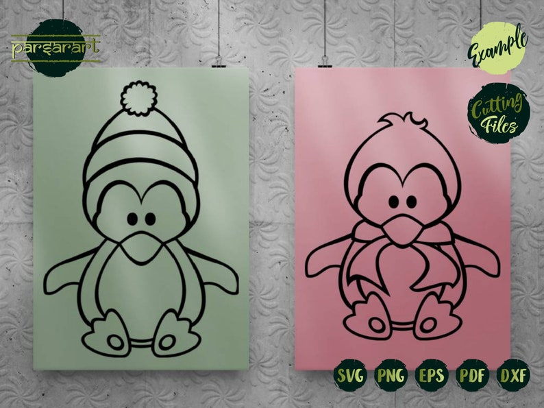 Penguins SVG Bundle Winter Penguins SVG Penguin Christmas - Etsy