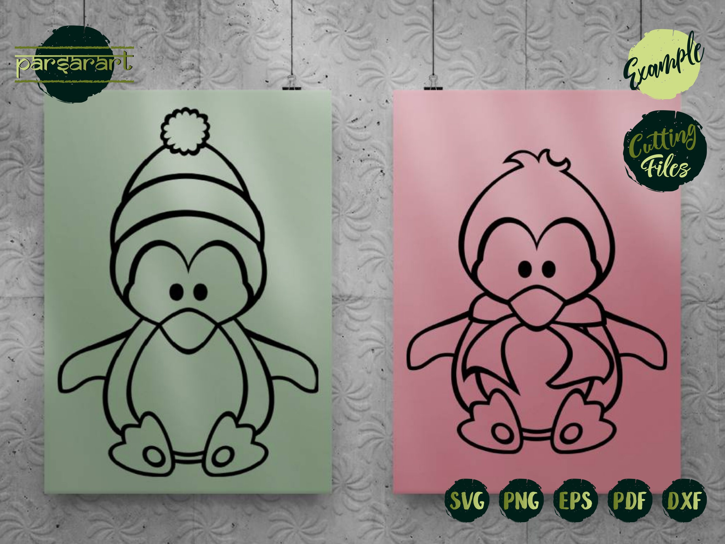 Penguins SVG Bundle Winter Penguins SVG Penguin Christmas - Etsy