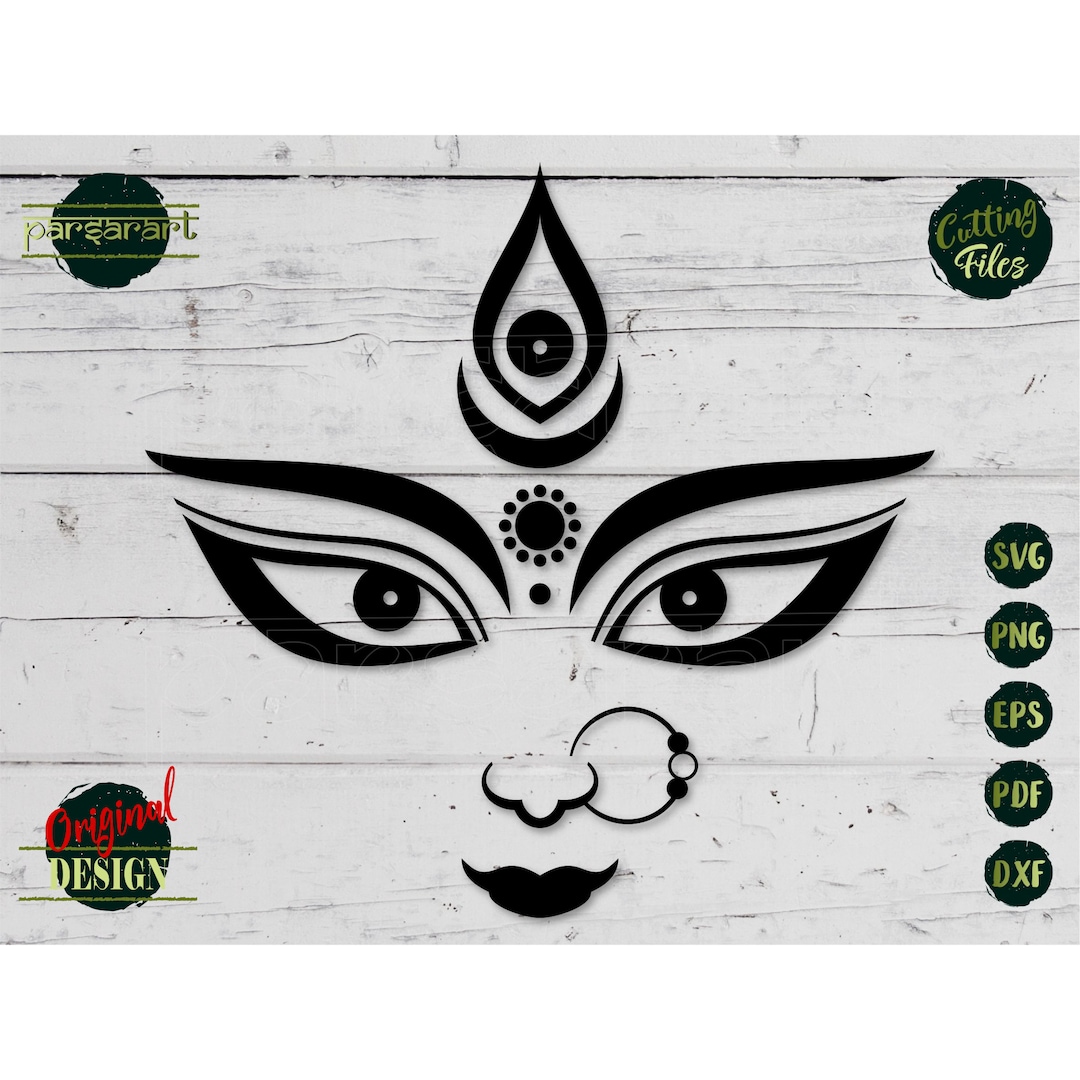 Durga SVG Maa Durga Clipart Shakti SVG Hindu Goddess Female Energy ...