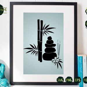 Zen Rocks SVG, Zen Stones SVG Balancing Stones SVG Zen Yoga Meditation ...