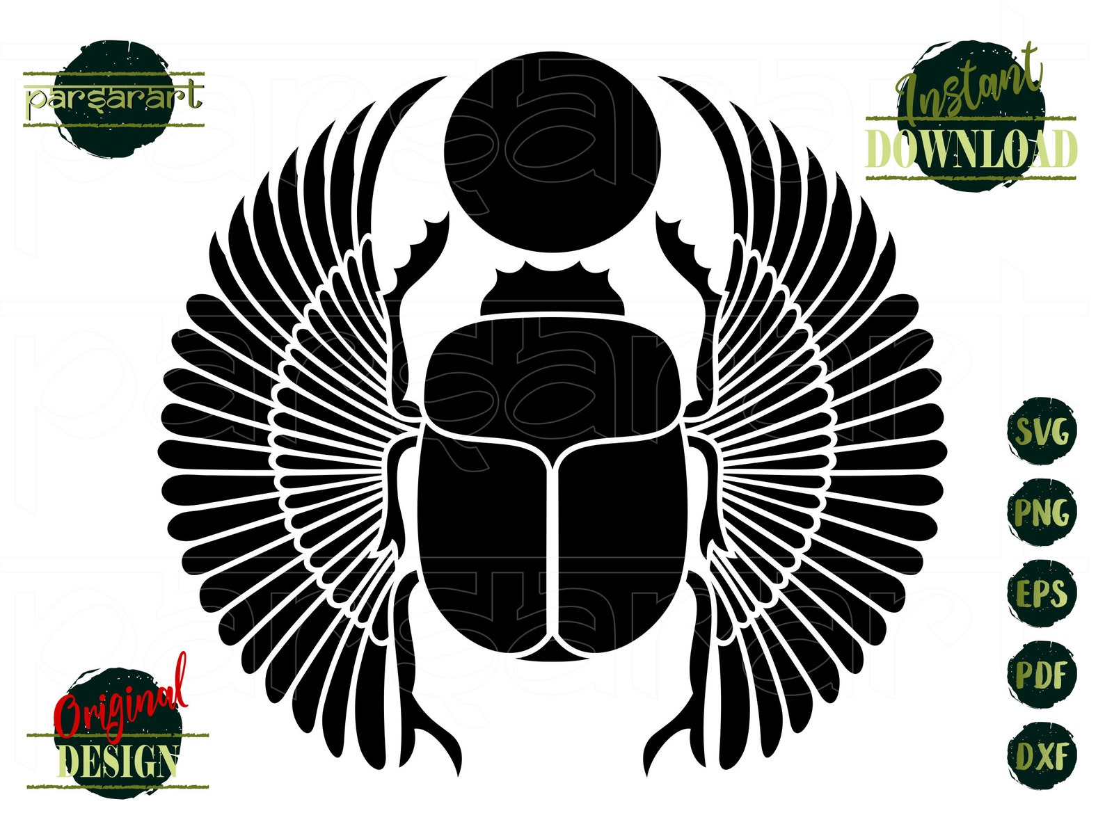 Egyptian Scarab SVG Beetle SVG Egyptian Symbol SVG Hieroglyph - Etsy