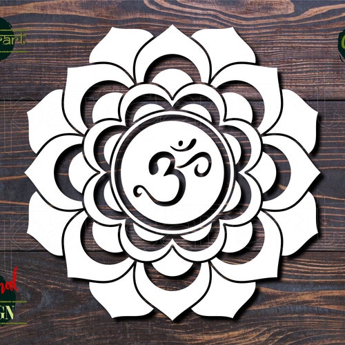 Om Symbol SVG Cut File Aum SVG Files Instant Digital - Etsy Canada