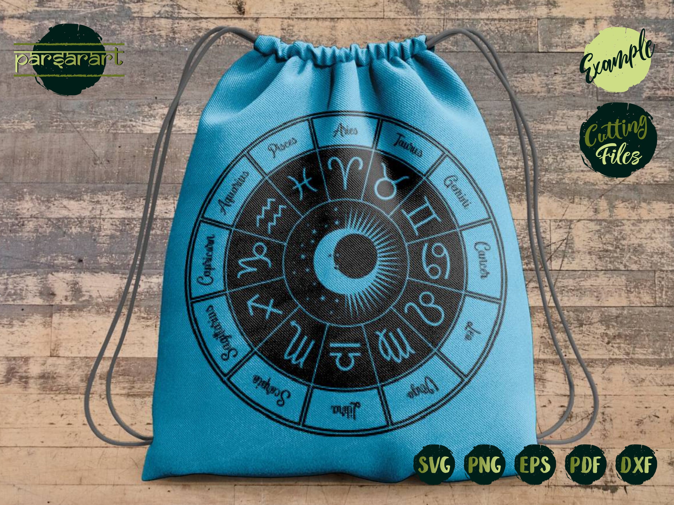 Zodiac Signs SVG Astrology Symbols SVG Star Sign Clipart Sun - Etsy