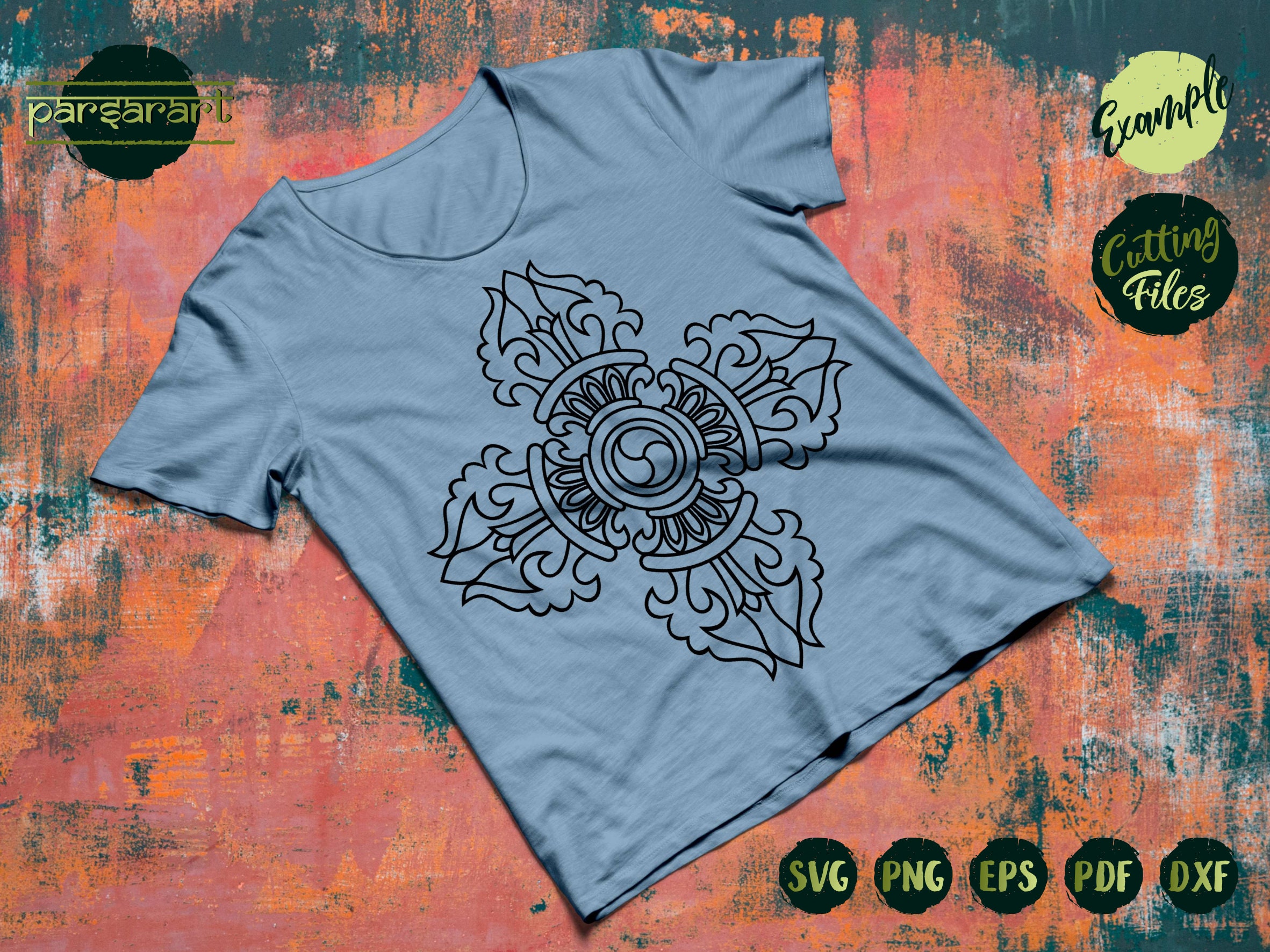 Vajra Pendant SVG Buddhist Symbol SVG Tibetian Clipart Yoga - Etsy