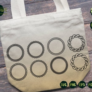 Viking Frames SVG Bundle, Nordic Frames SVG Monogram Frame Clipart ...