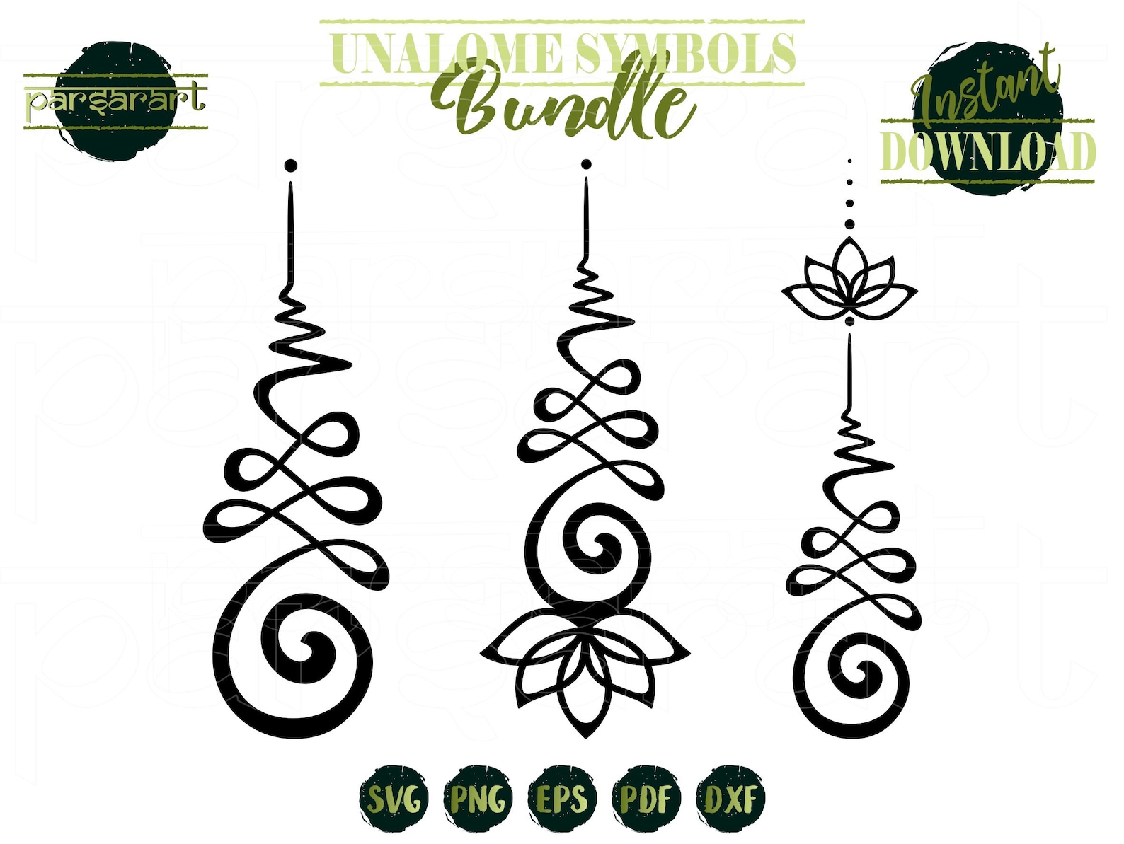 Unalome SVG Bundle Lotus Flower SVG, Unalome Symbols, Yoga SVG, Namaste ...