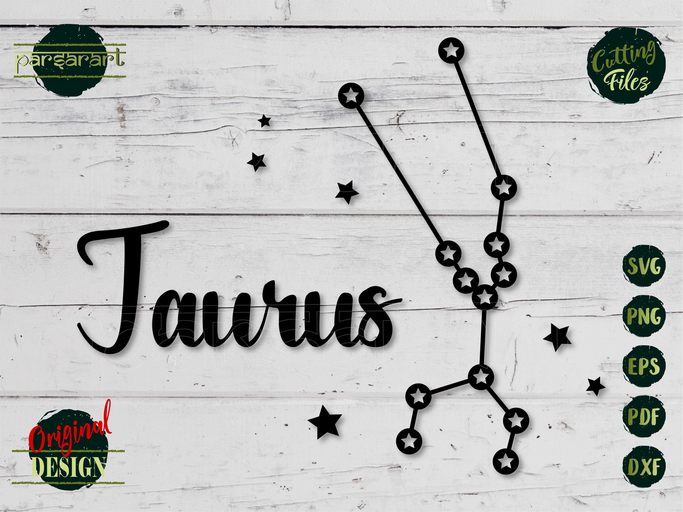 Taurus Zodiac Sign SVG Astrology Symbol SVG Star Sign Clipart - Etsy
