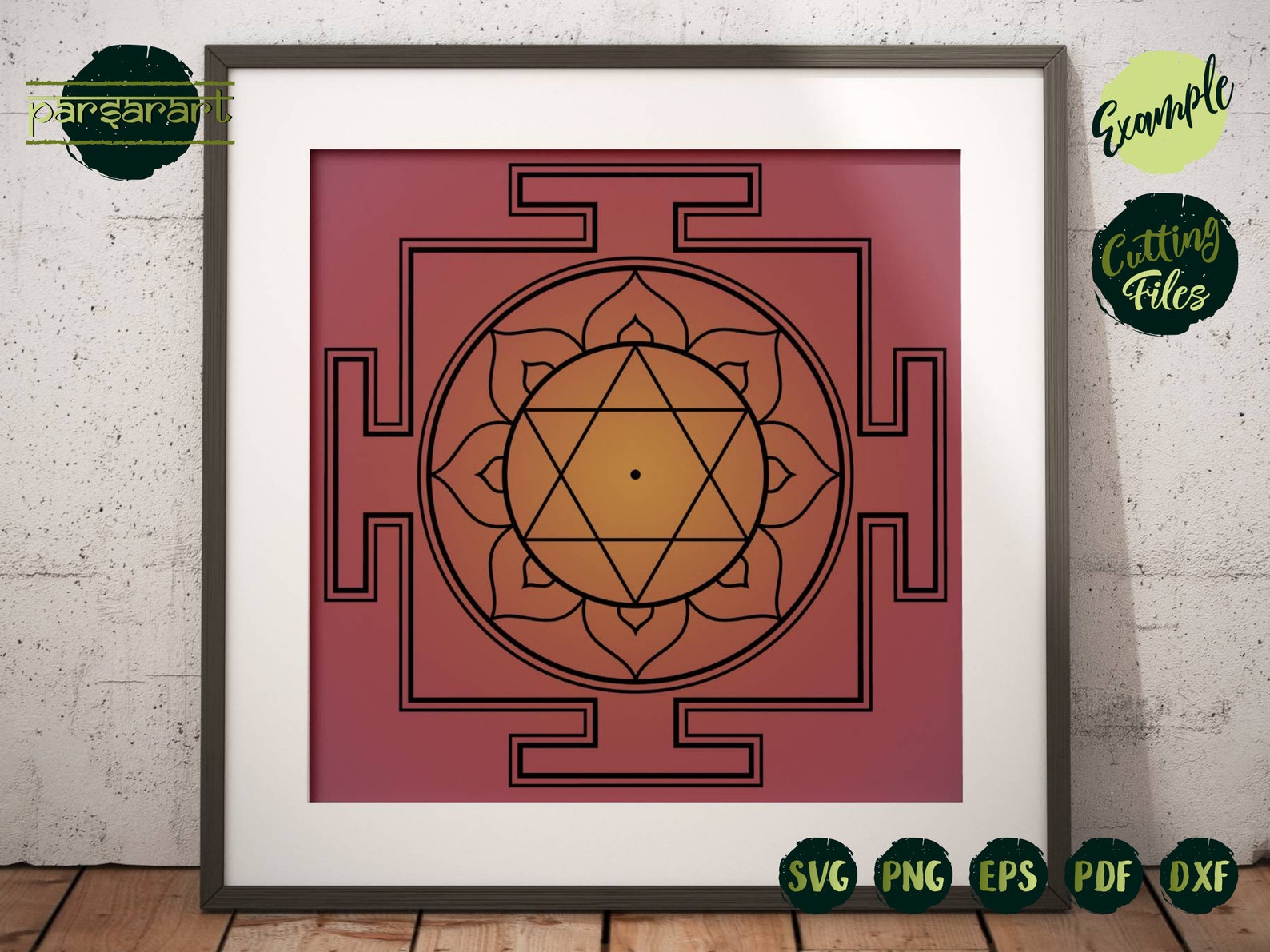 Lakshmi Yantra SVG, Sacred Geometry SVG Chakra SVG Namaste Clipart Yoga ...